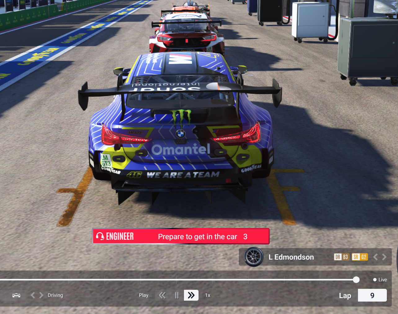 How to conduct a driver swap – Le Mans Ultimate
