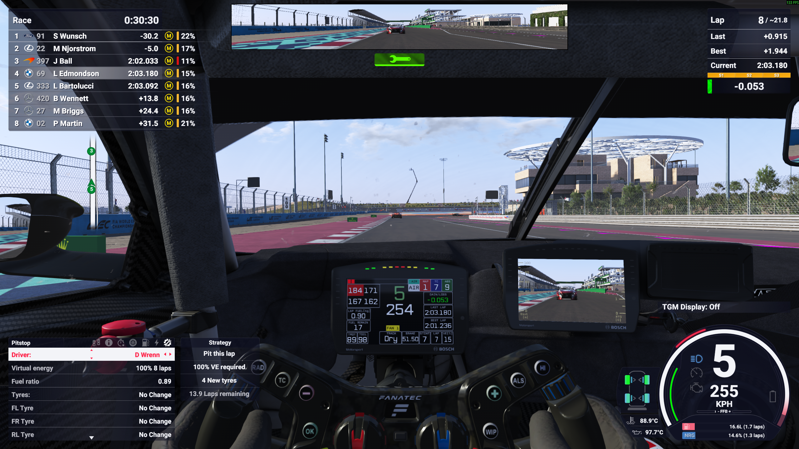 How to conduct a driver swap – Le Mans Ultimate